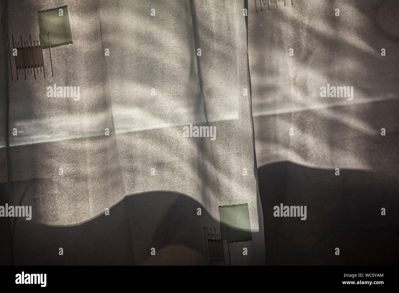 transparent material with abstract figures Stock Photo - Alamy