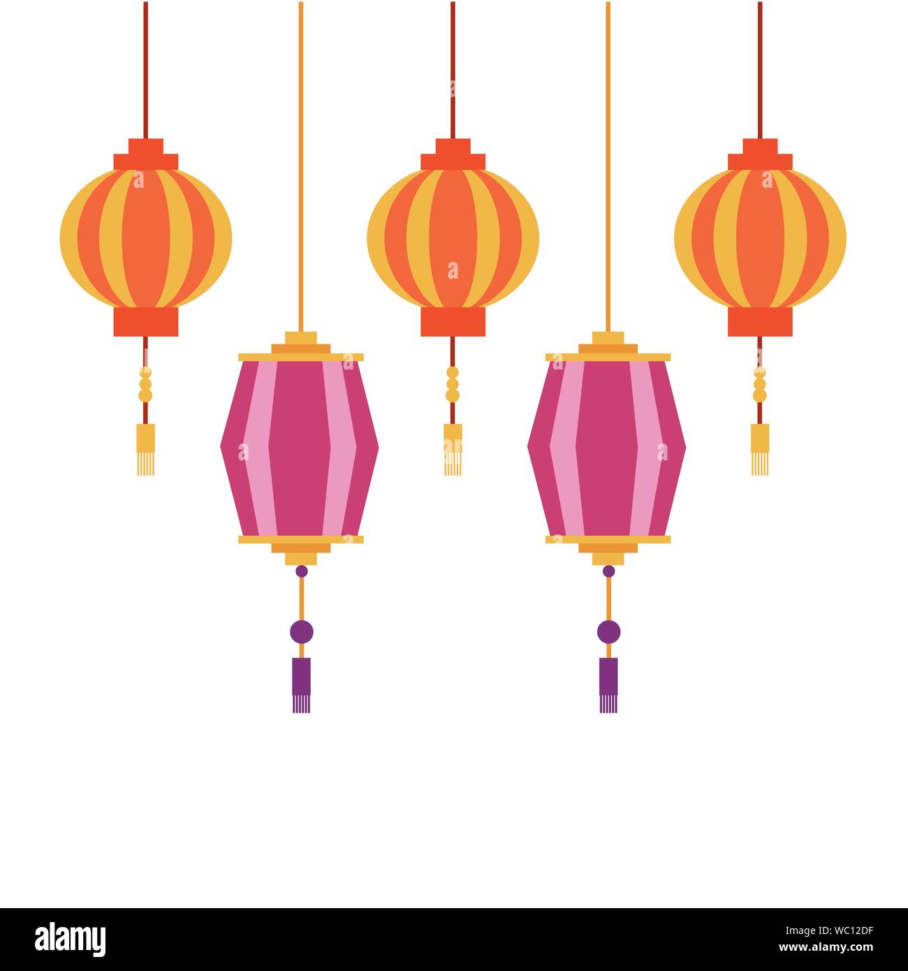 China lanterns vector design Stock Vector Image & Art - Alamy