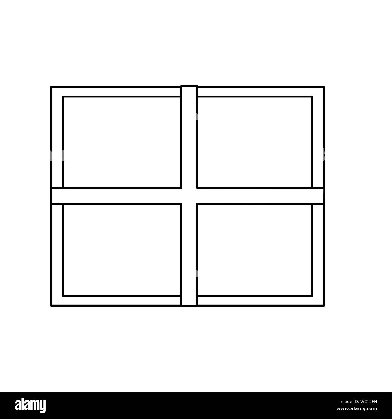 Isolated window vector design Stock Vector Image & Art - Alamy