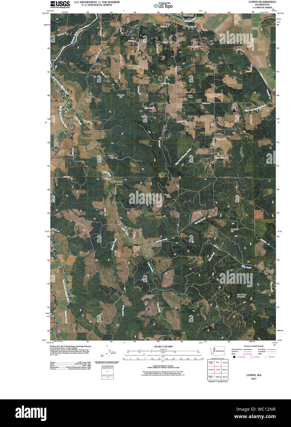 Map of curtis hi-res stock photography and images - Alamy