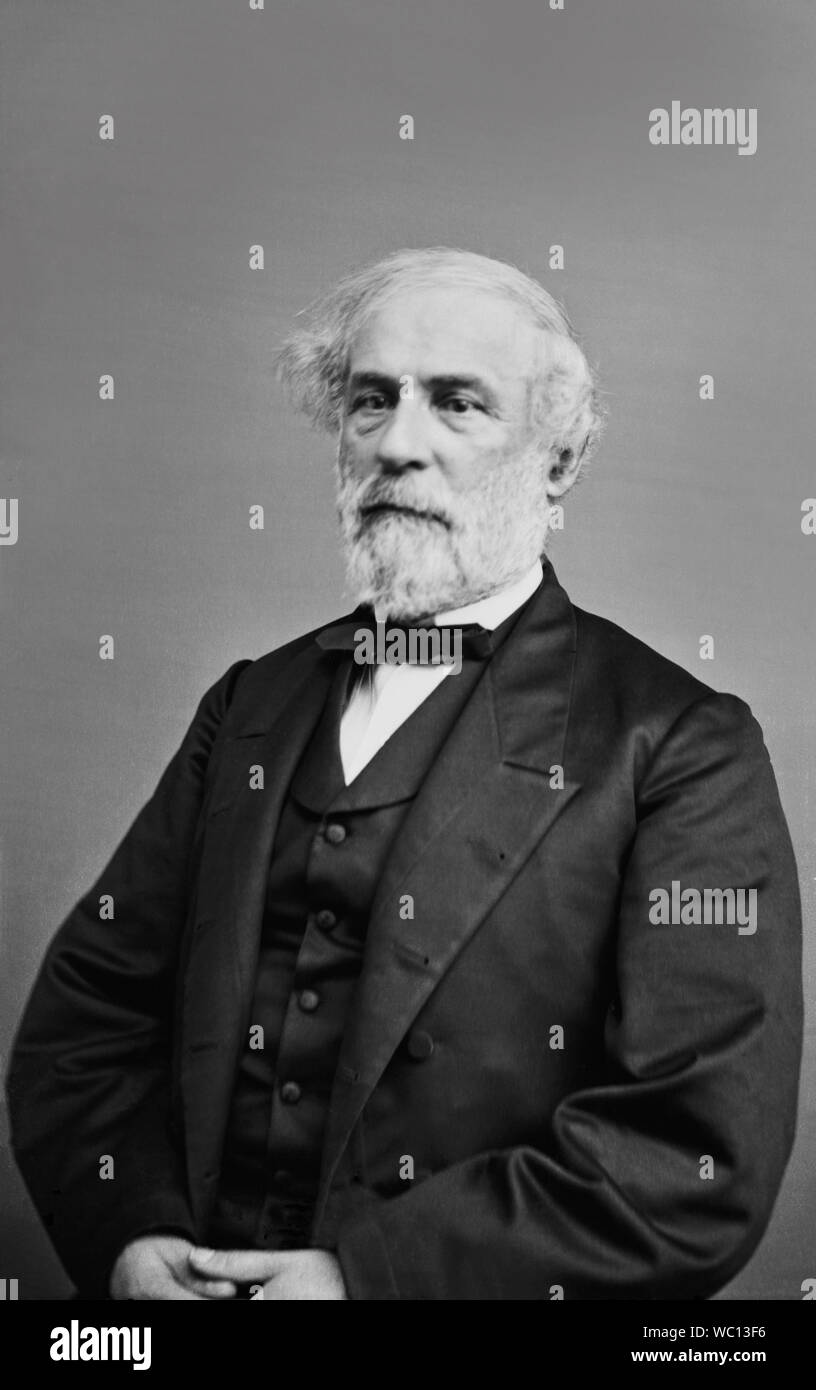 Confederate General Robert E. Lee, Half-length Seated Portrait, Brady ...