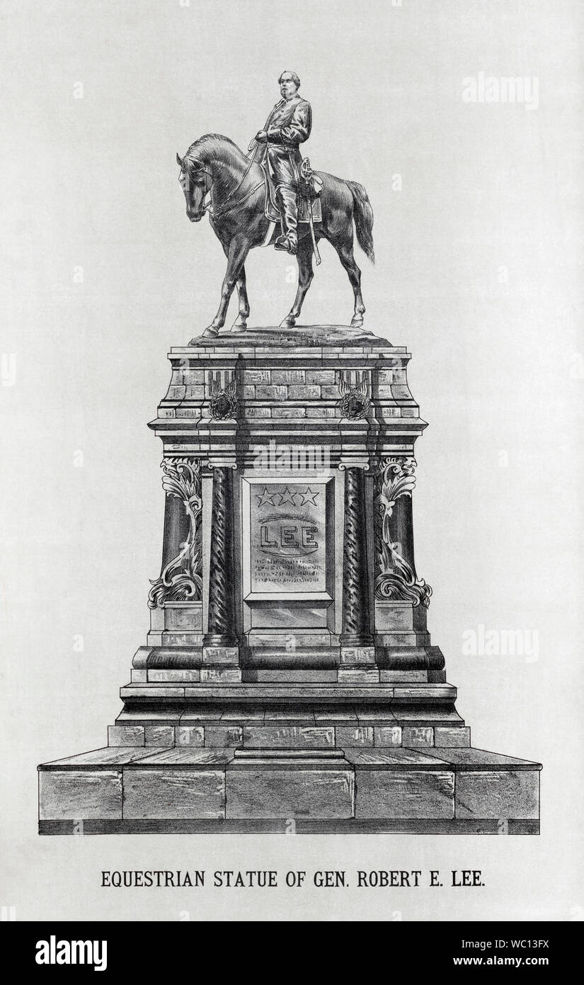 Robert E Lee On Horse Statue