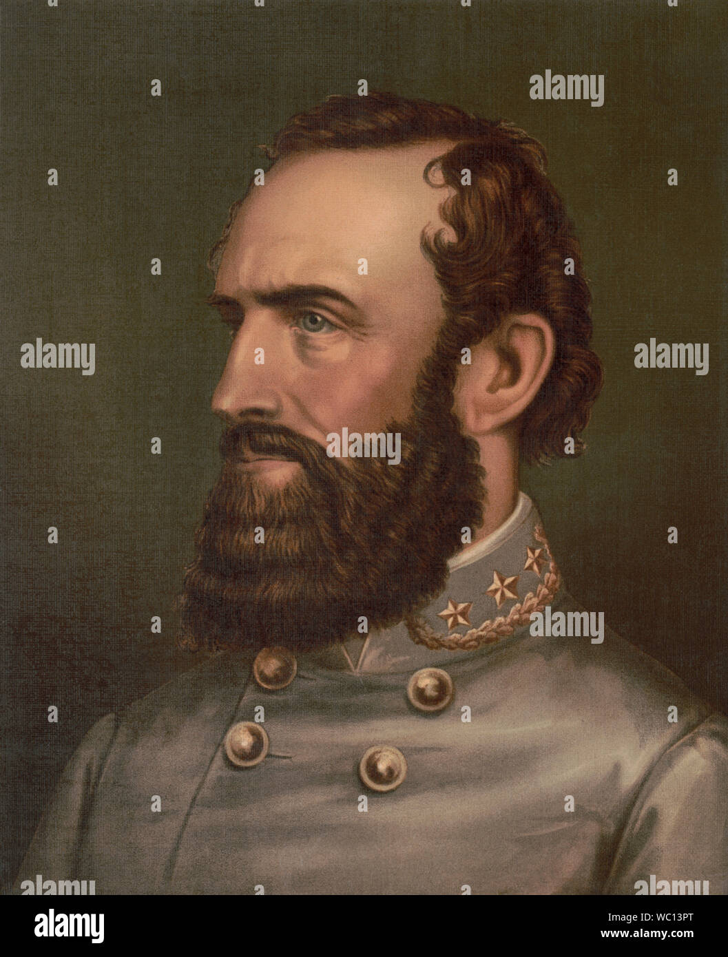 Thomas Jonathan "Stonewall" Jackson (1824-63), Confederate General ...