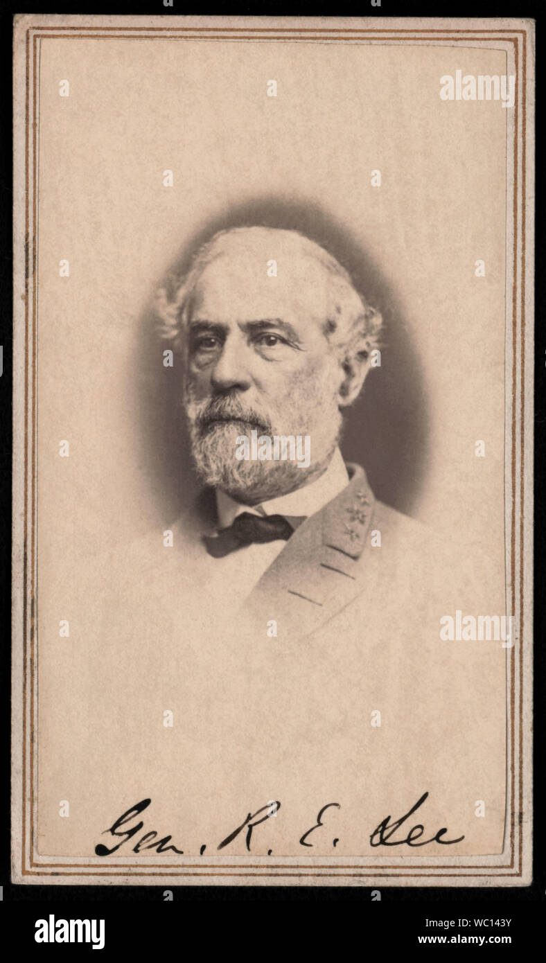 Robert E. Lee (1807-70), American and Confederate Soldier, Commander of ...