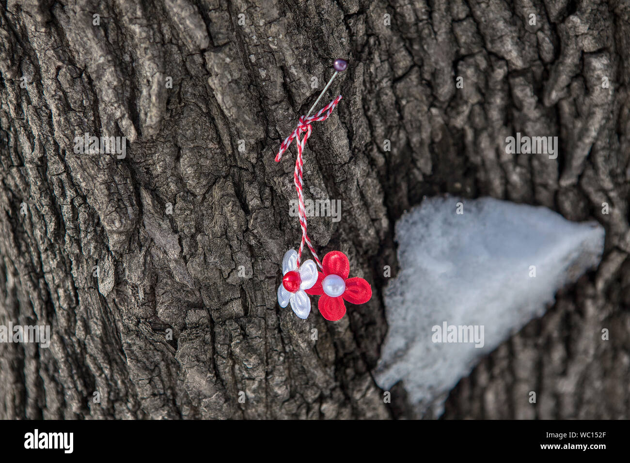Spring tradition with Martisor in Moldova Stock Photo - Alamy