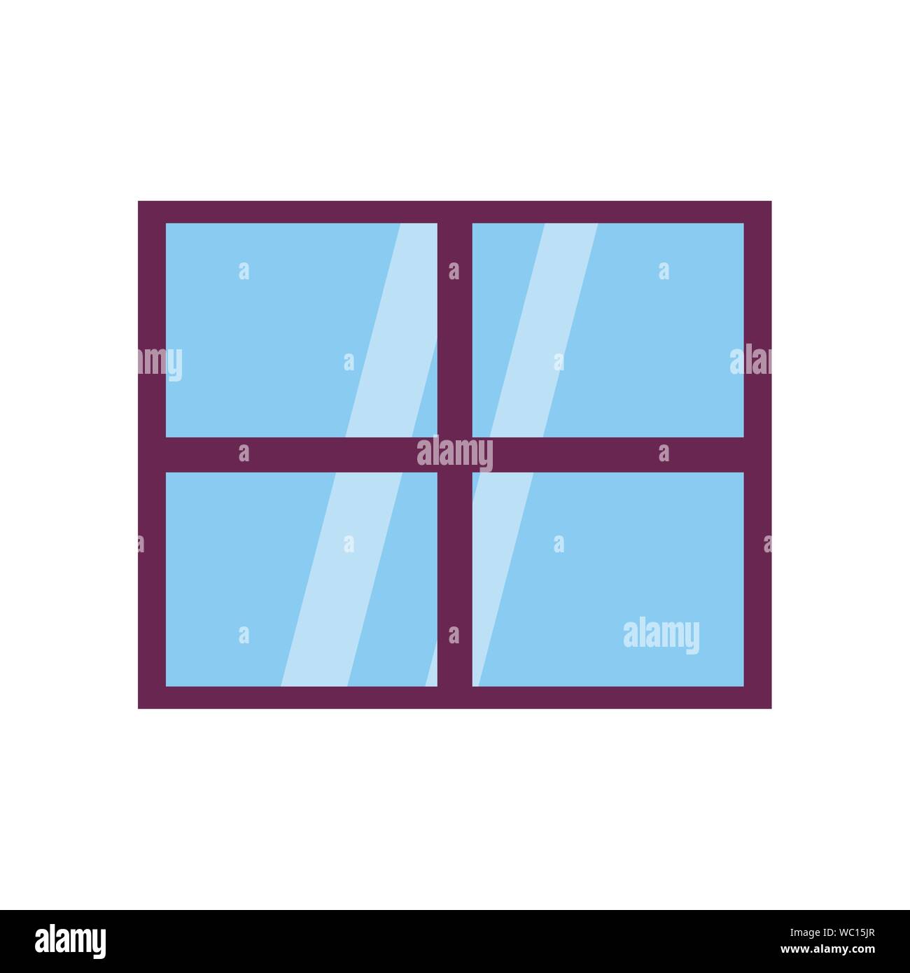 Isolated window vector design Stock Vector Image & Art - Alamy