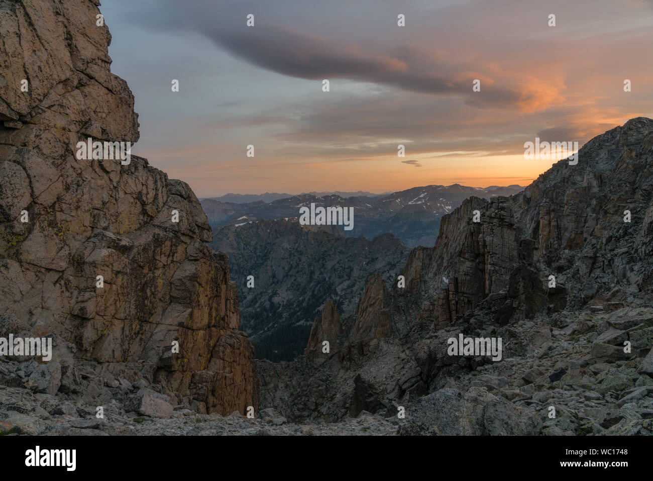 Pawnee Pass, Indian Peaks Wilderness. Ward, Colorado Stock Photo - Alamy
