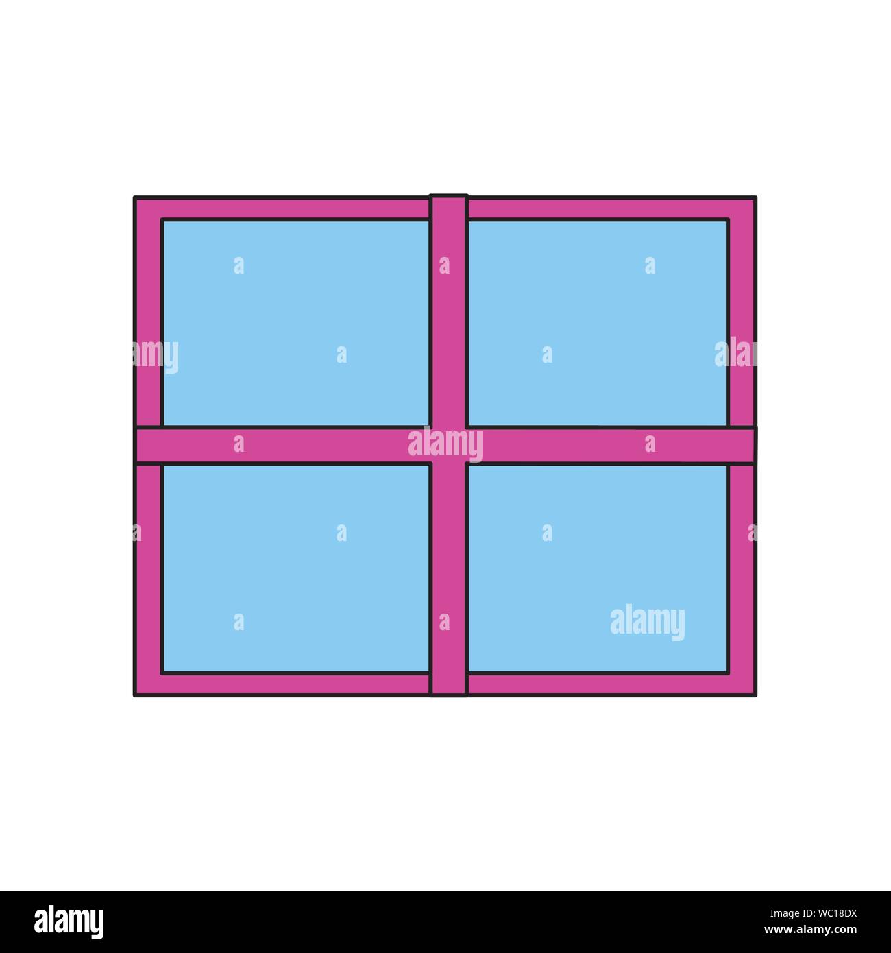 Isolated window vector design Stock Vector Image & Art - Alamy