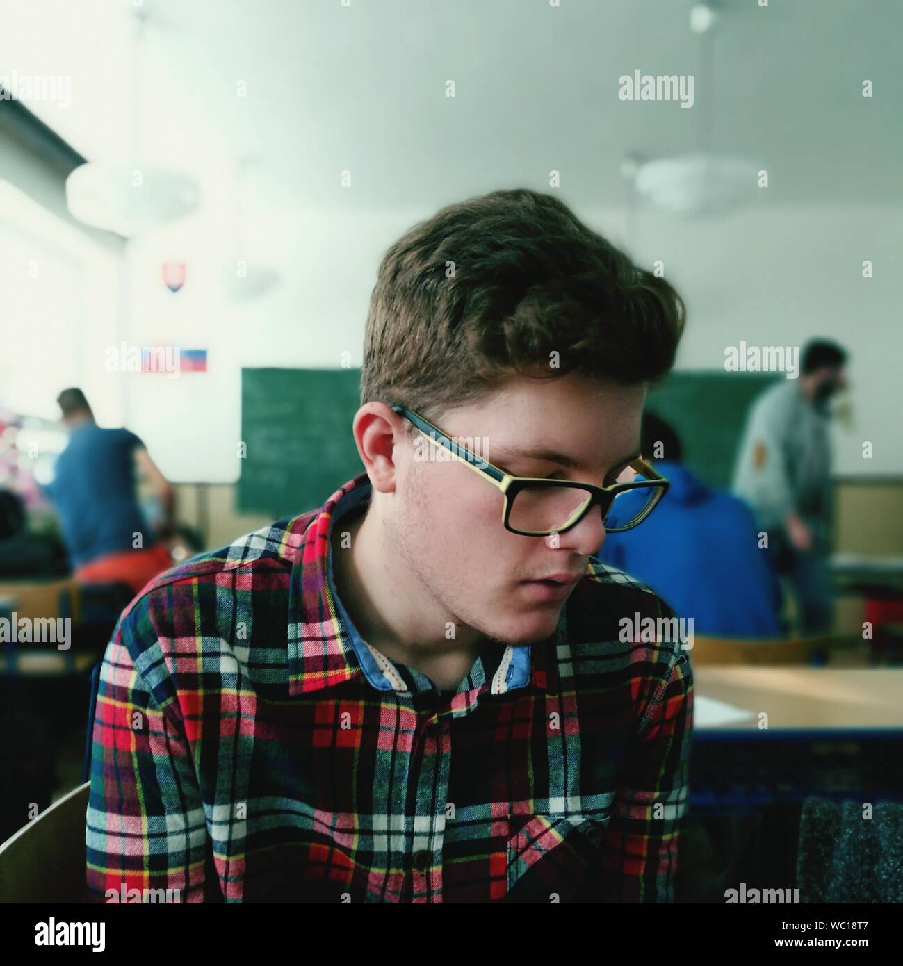 Adult classroom male hi-res stock photography and images - Alamy