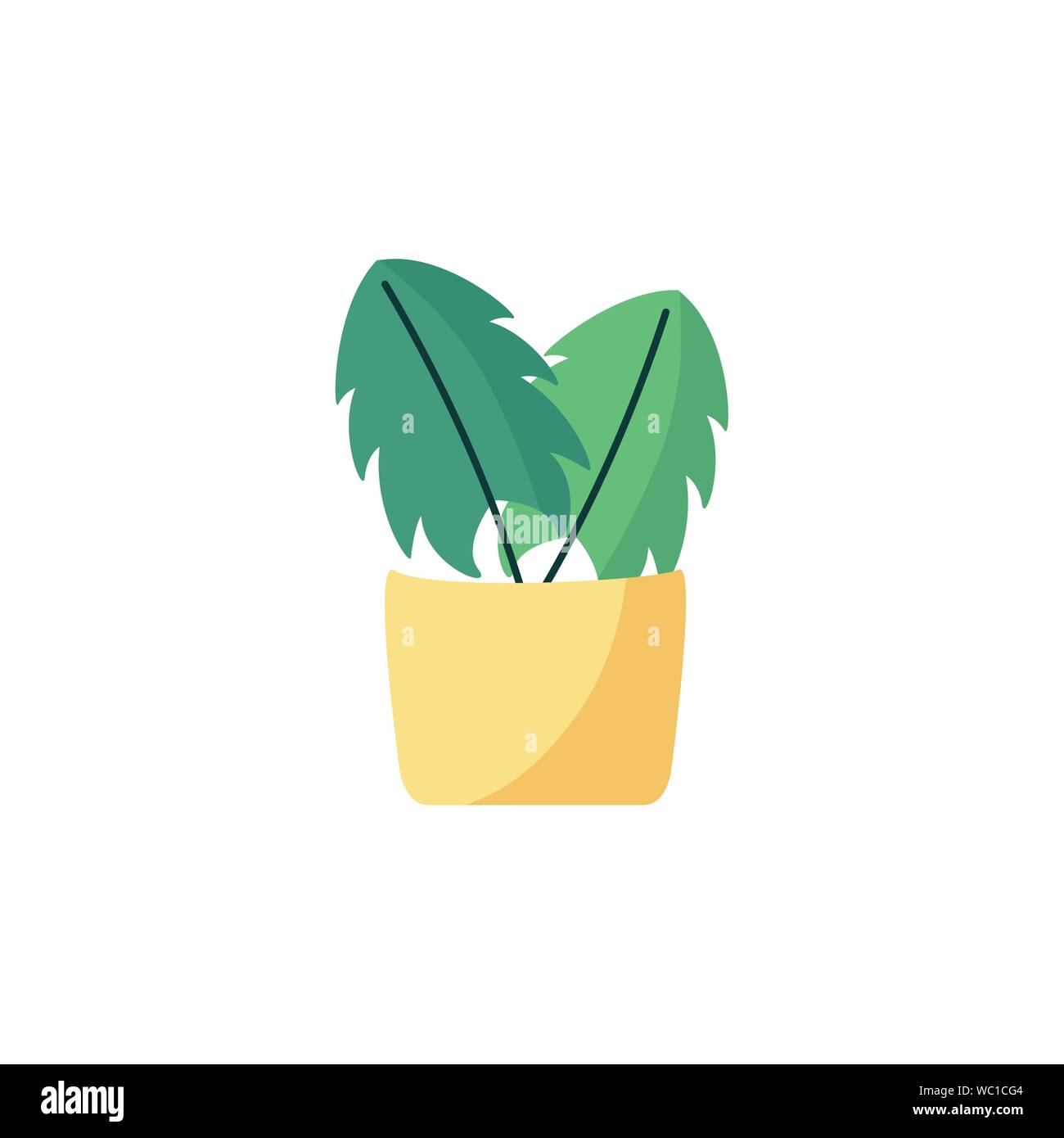 Isolated plant inside pot vector design Stock Vector Image & Art - Alamy