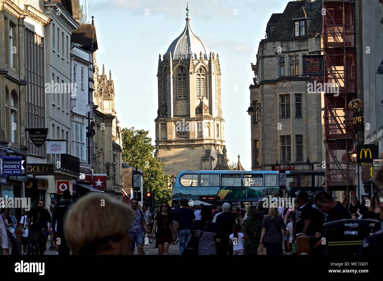 Tom Tower on St Aldate's, Oxford Stock Photo - Alamy