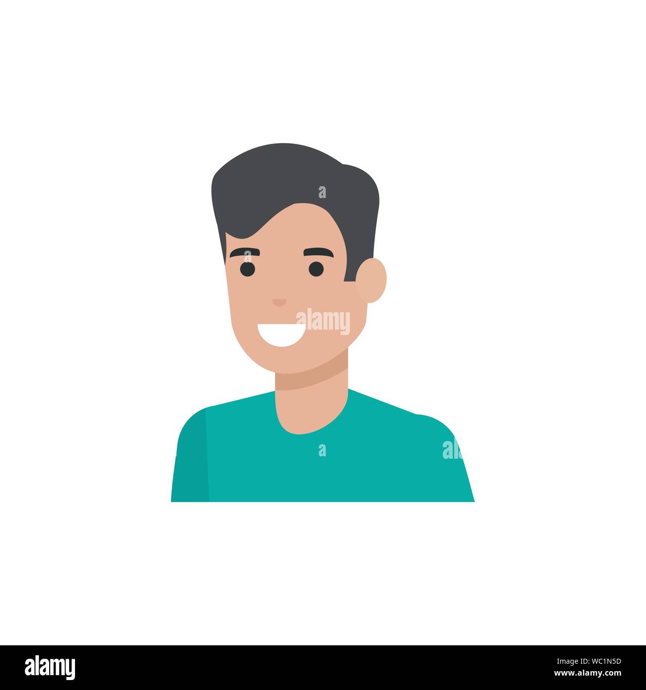 Isolated avatar man vector design Stock Vector Image & Art - Alamy
