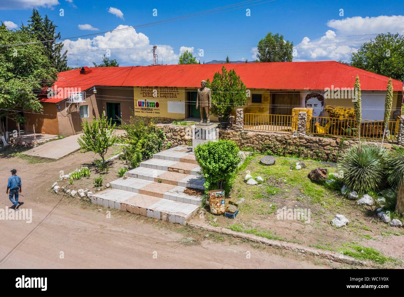 Enrique Esqueda history museum in the Esqueda town, Sonora, Mexico ...