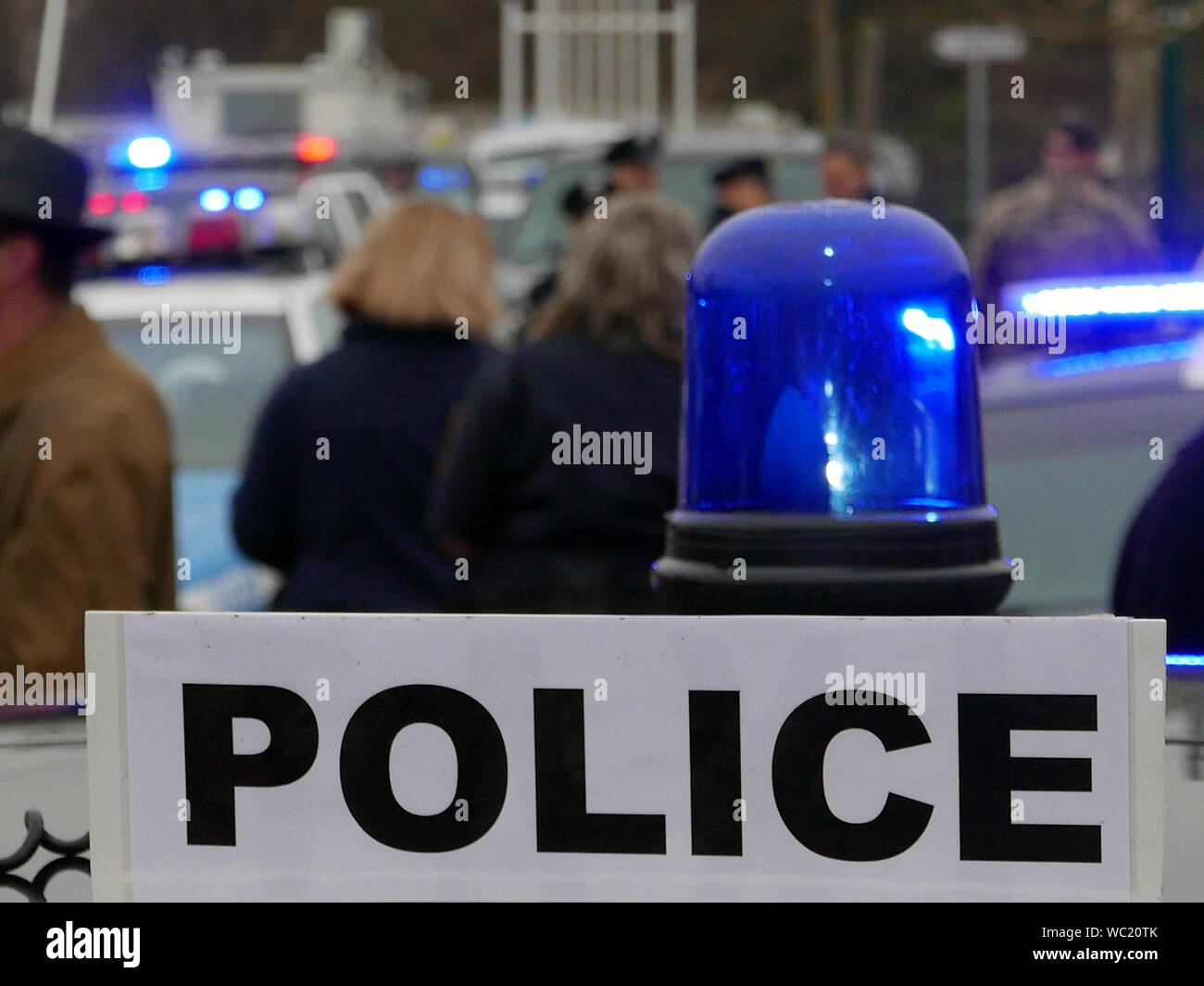 Close up police car hi-res stock photography and images - Alamy