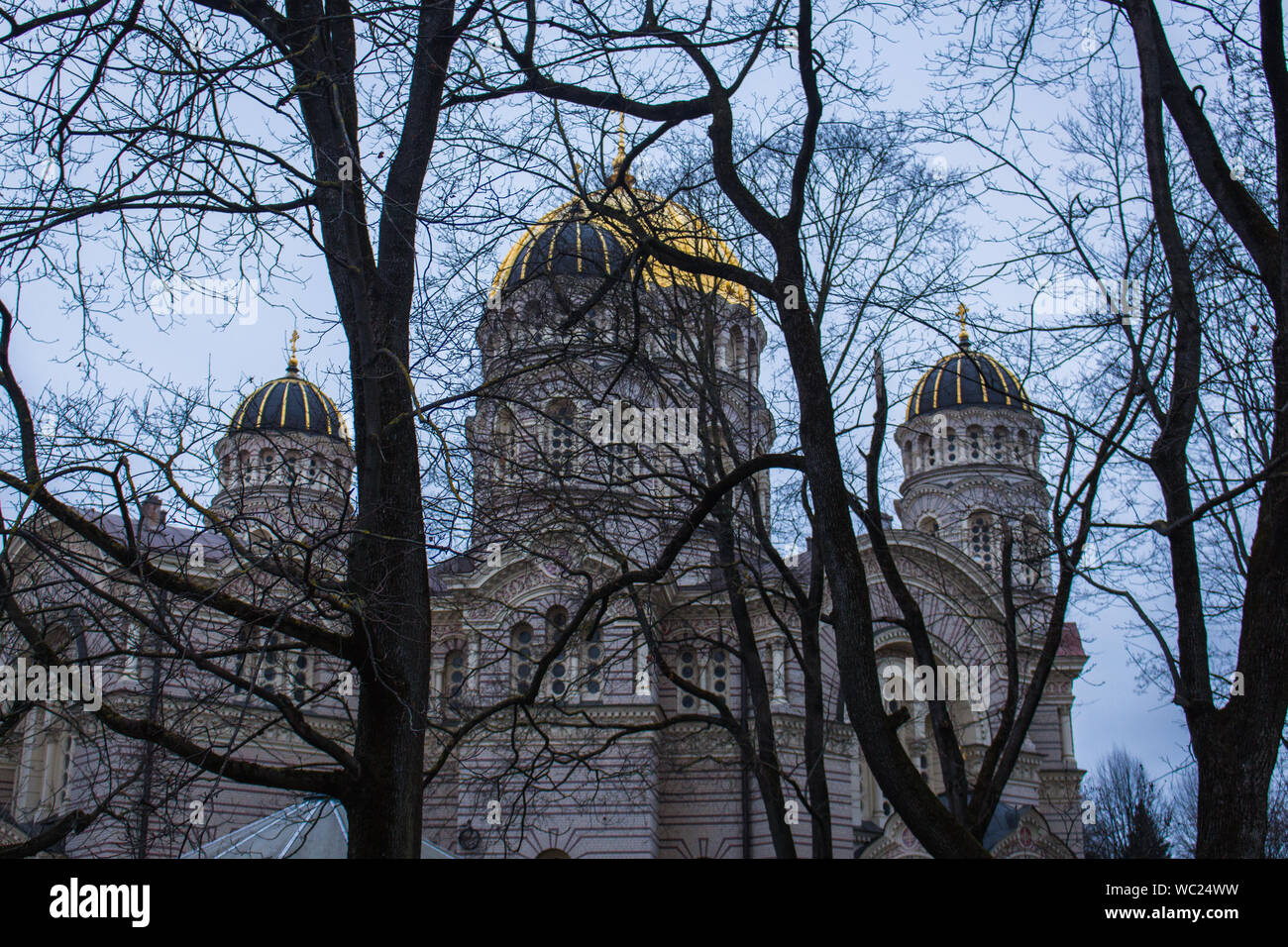 Riga skyline castle cathedral hi-res stock photography and images - Alamy