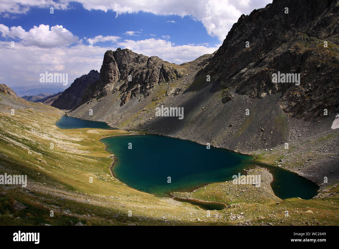 glacial lakes in the eastern Black Sea region in turkey form beautiful ...