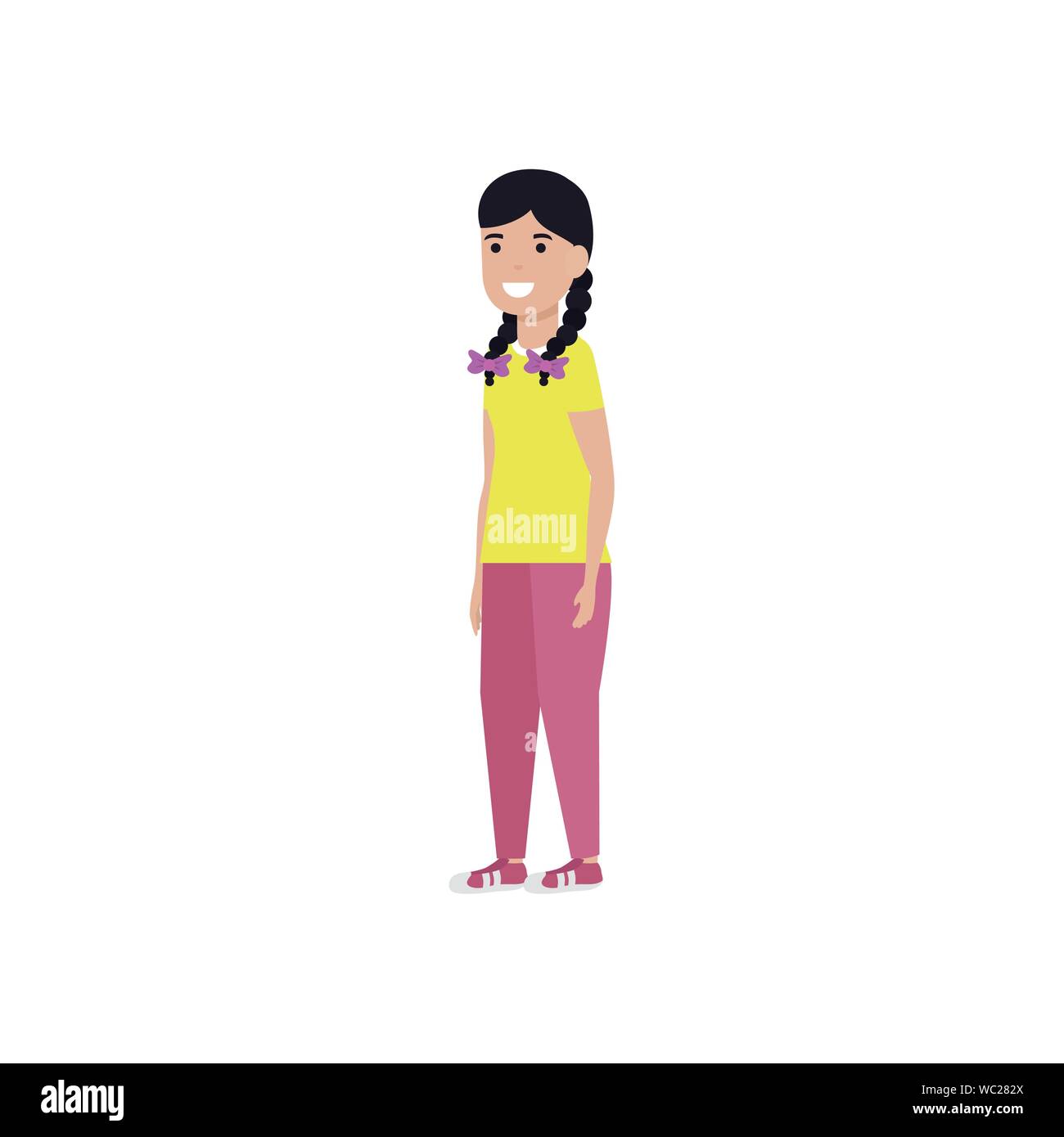 Isolated girl cartoon design Stock Vector Image & Art - Alamy