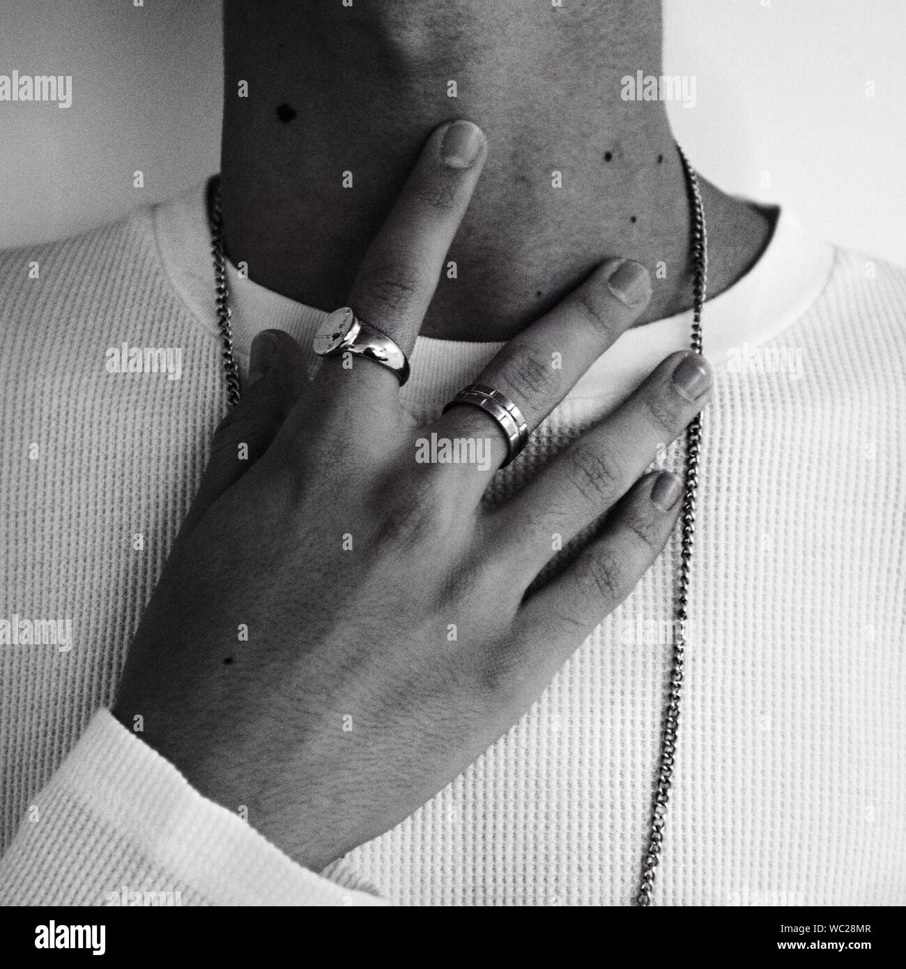 Man ring neck hi-res stock photography and images - Alamy