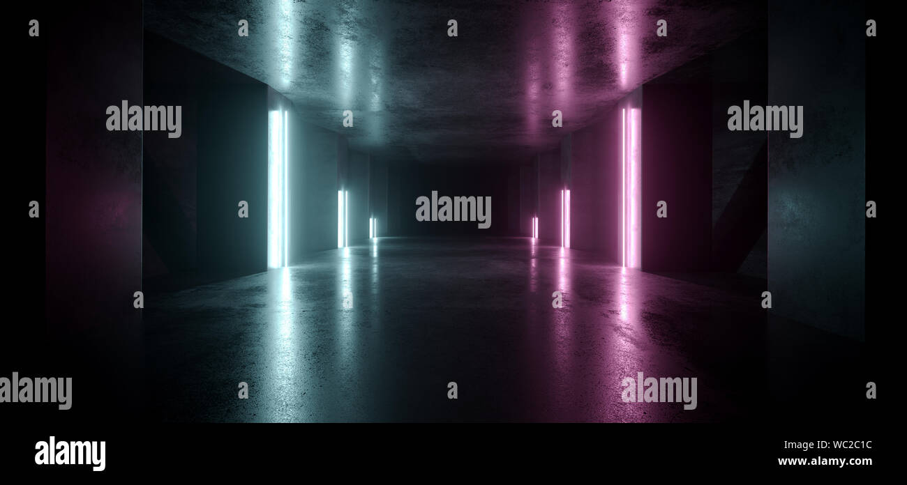 Futuristic pylons illustration hi-res stock photography and images - Alamy