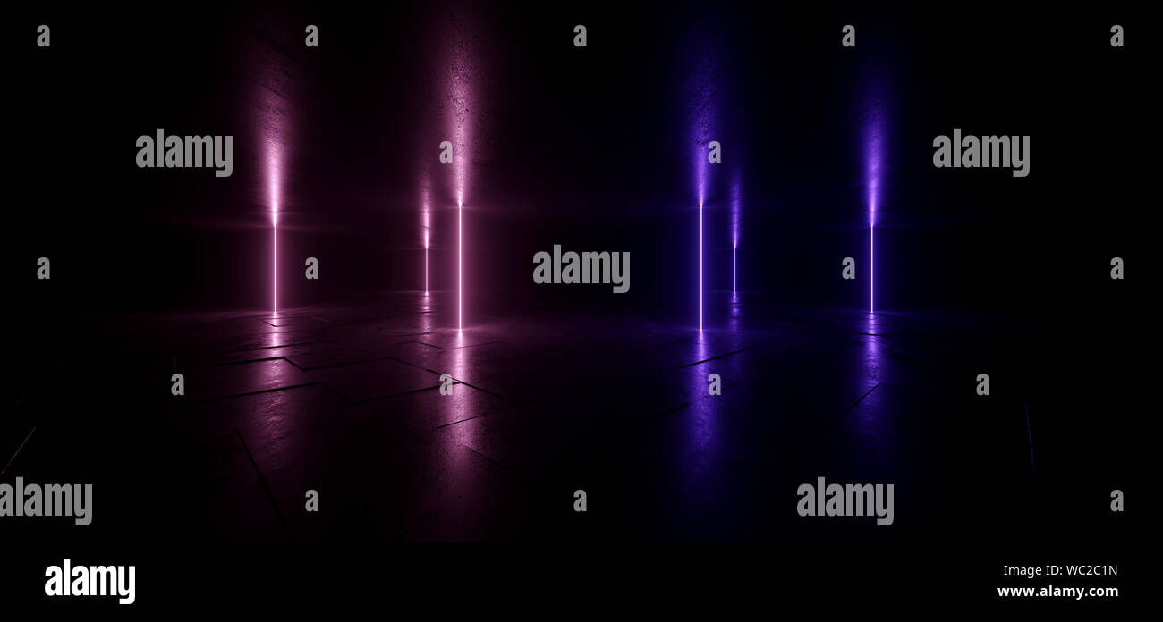 Futuristic pylons illustration hi-res stock photography and images - Alamy