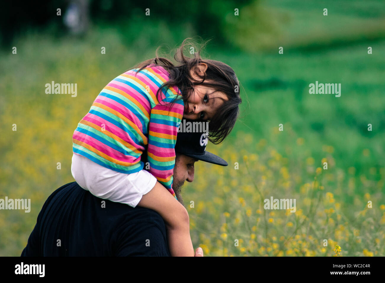 Shoulder ride hi-res stock photography and images - Alamy