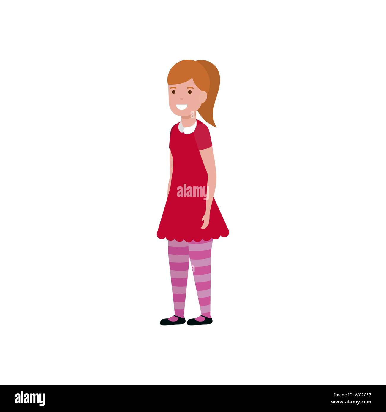 Isolated girl cartoon design Stock Vector Image & Art - Alamy