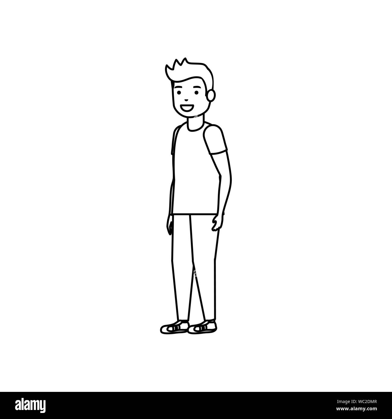 Isolated boy cartoon design Stock Vector Image & Art - Alamy