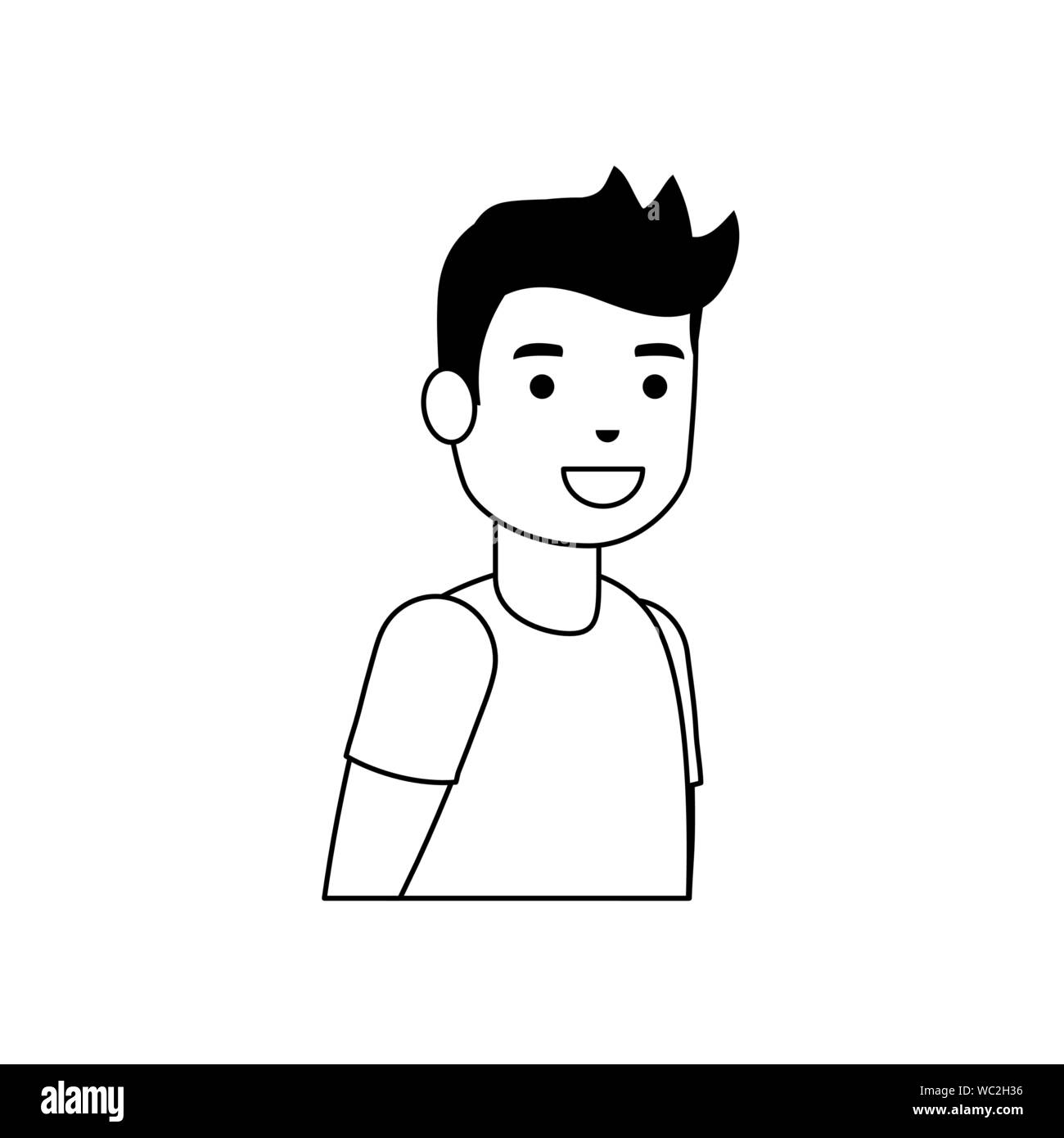 Isolated boy cartoon design Stock Vector Image & Art - Alamy