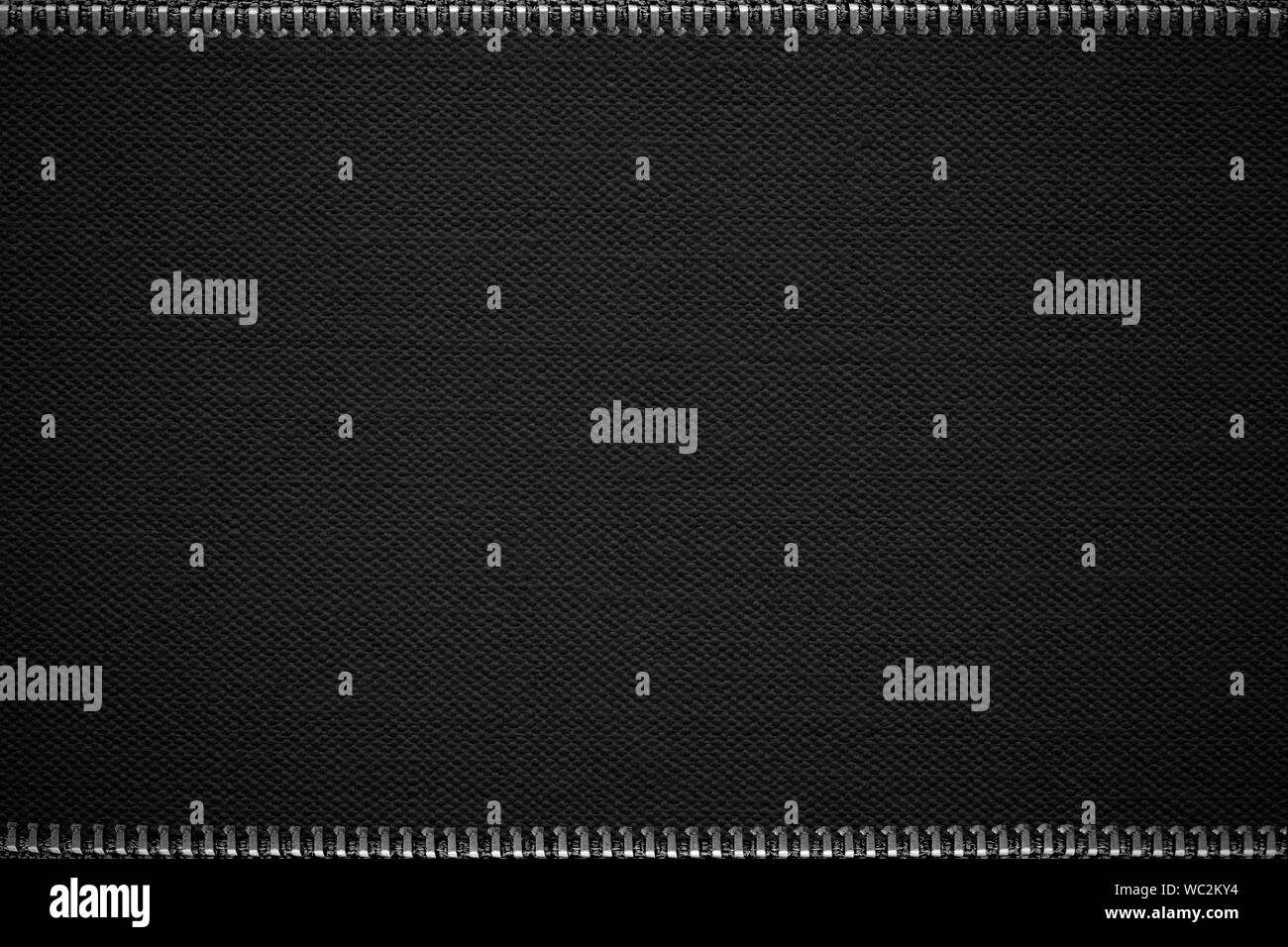 black abstract background or cloth grid pattern texture with silver ...