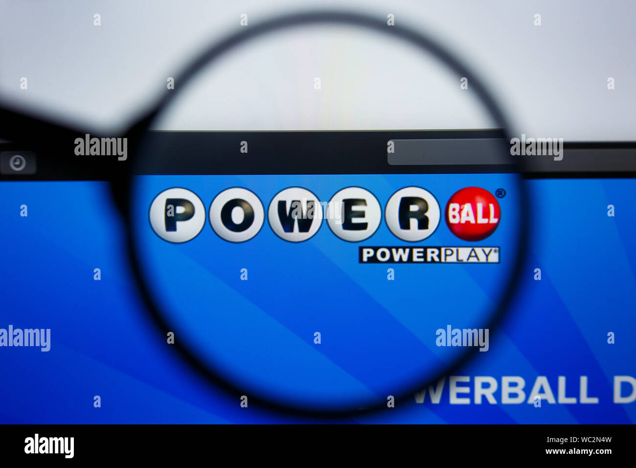 Powerball sign hi-res stock photography and images - Alamy