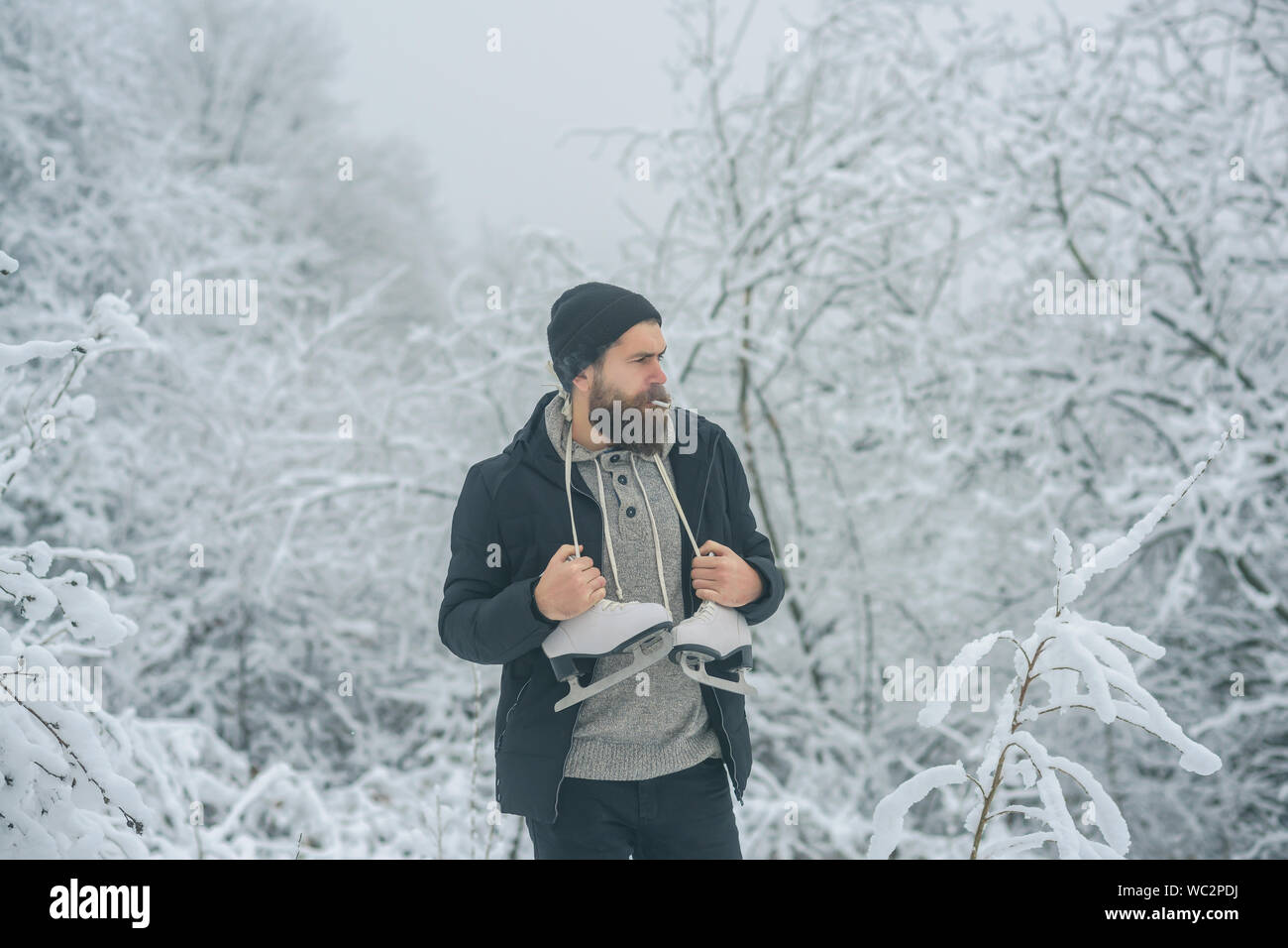 Temperature, freezing, cold snap, snowfall Stock Photo - Alamy