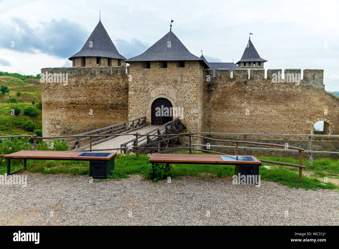 Khotyn fortress of the X XVIII centuries with a fortification complex ...