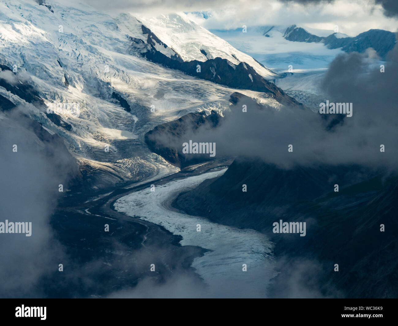 The incredible views of the Denali range in Denali National Park while ...