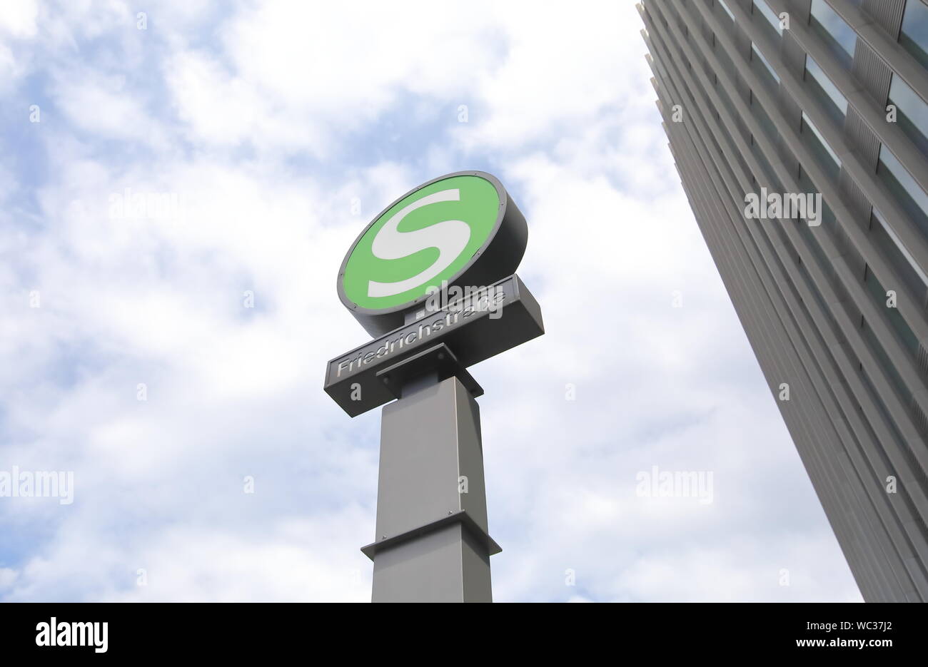 S bahn train station sign Berlin Germany Stock Photo - Alamy
