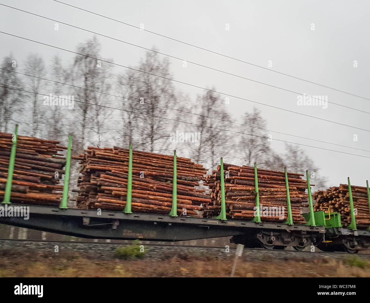 Log freight hi-res stock photography and images - Alamy