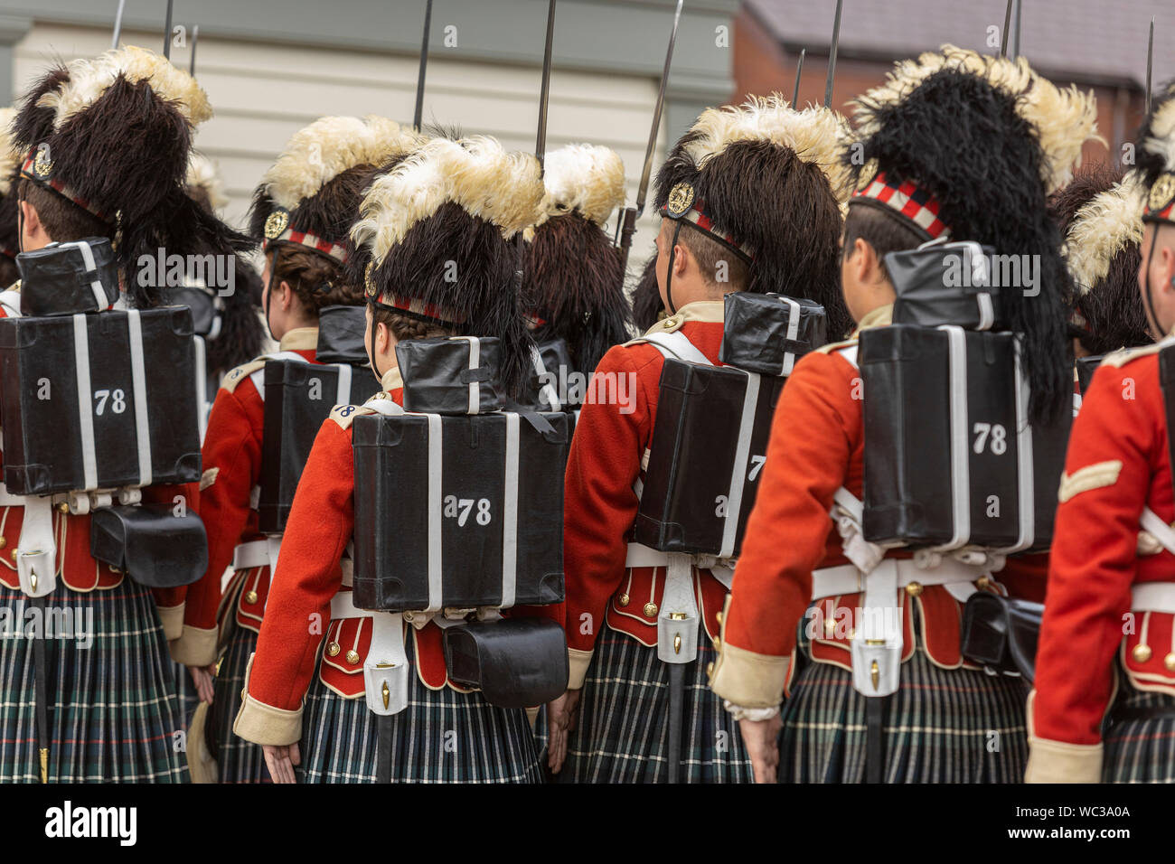The 78th Highlanders leaves the Halifax Citadel for a Freedom of the ...