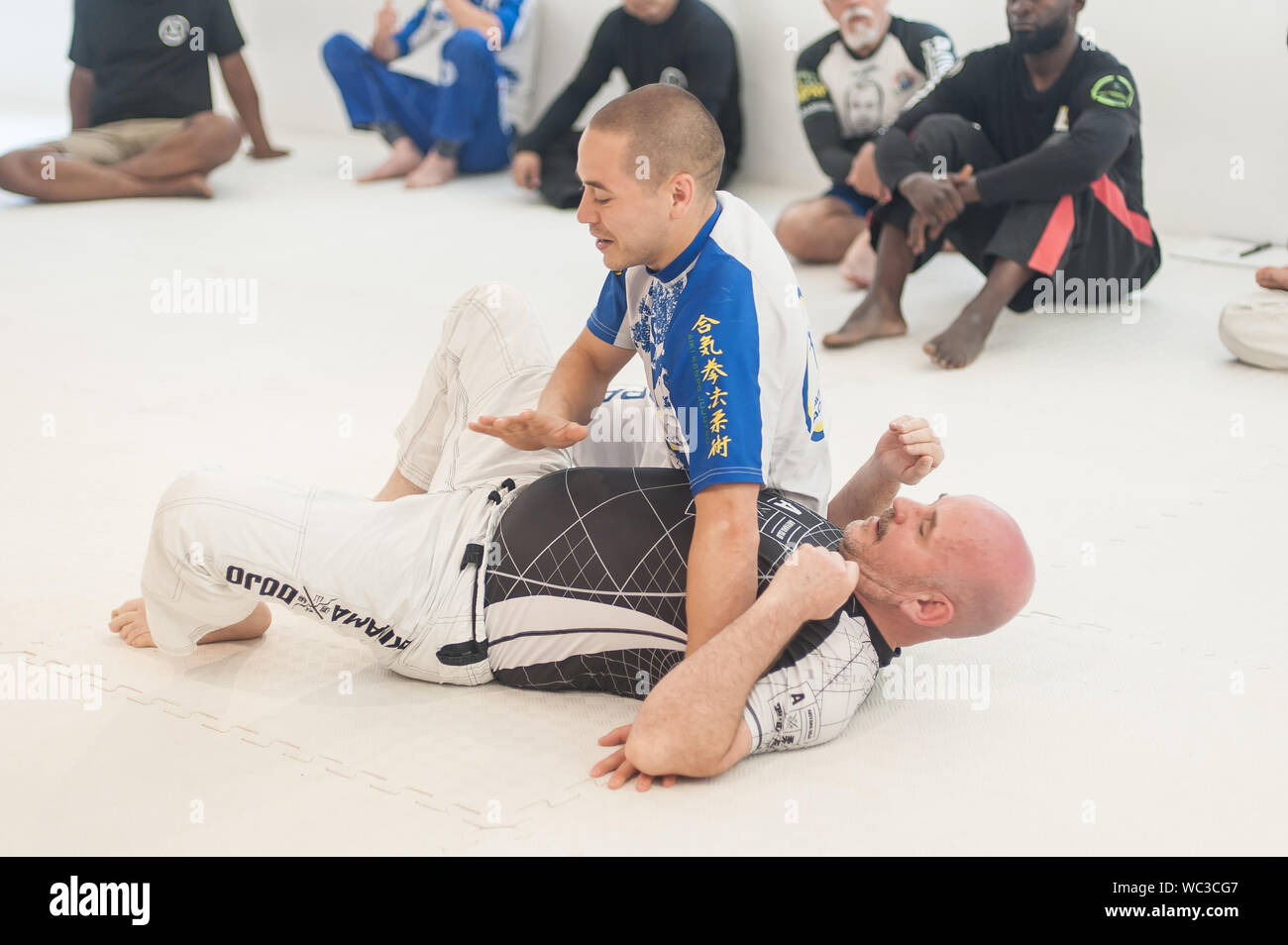 ISTANBUL, TURKEY - Maj 30 - Jun 02. 2019. Kapap instructor Ken Akiyama ...