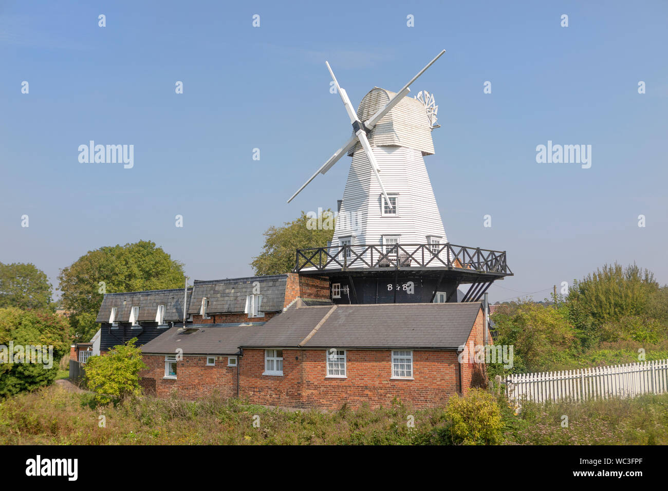 Windmill B&B in Rye, East Sussex Stock Photo - Alamy