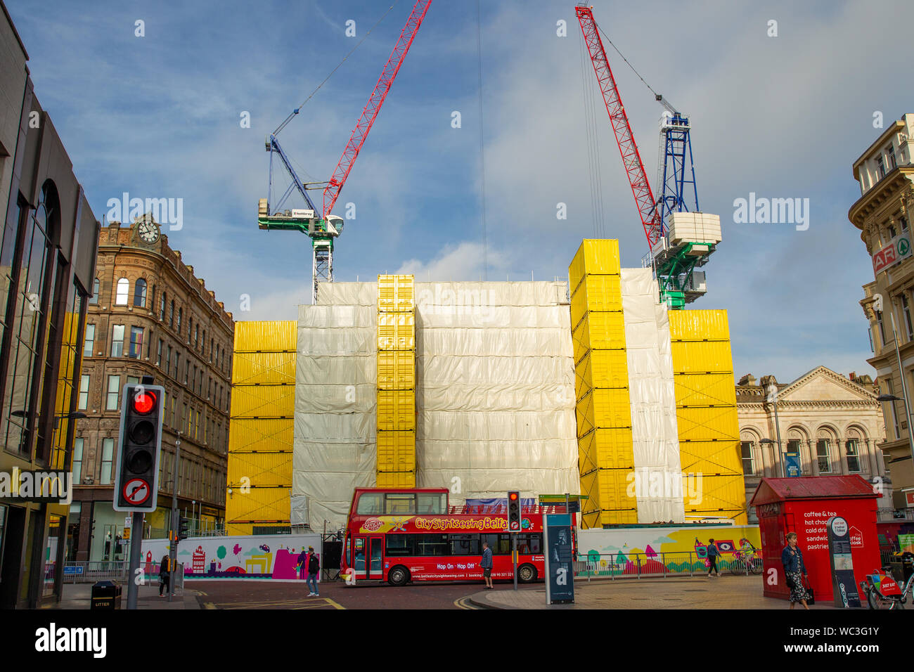 Belfast, UK. 27th Aug, 2019. it is one year since the iconic Bank ...