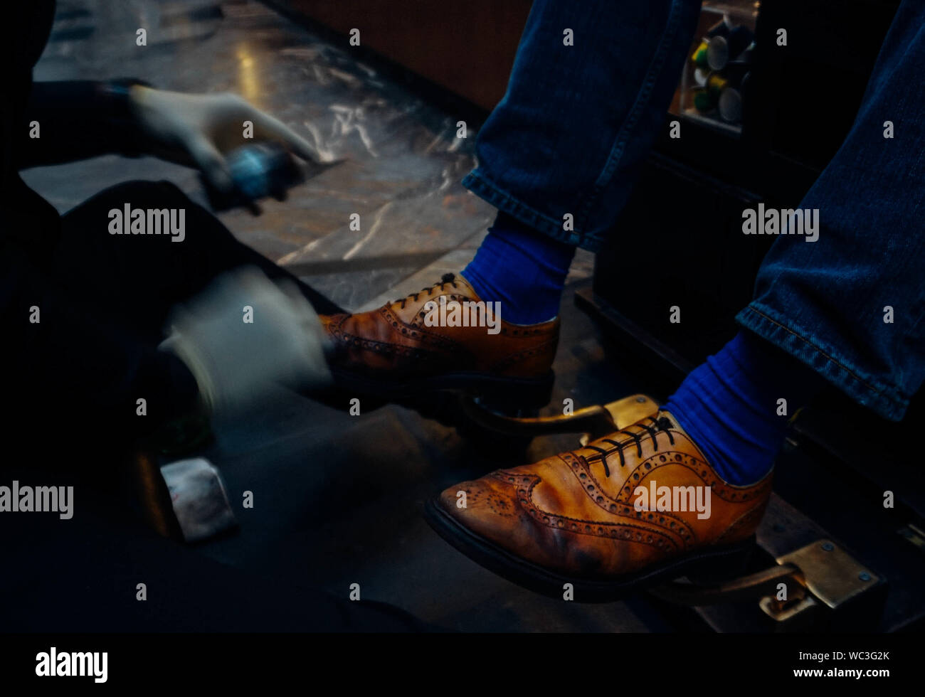 Shoeshiner High Resolution Stock Photography and Images - Alamy