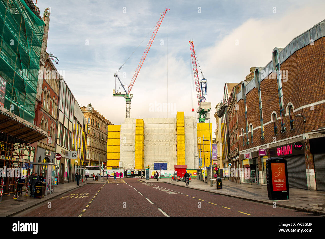 Belfast, UK. 27th Aug, 2019. it is one year since the iconic Bank ...