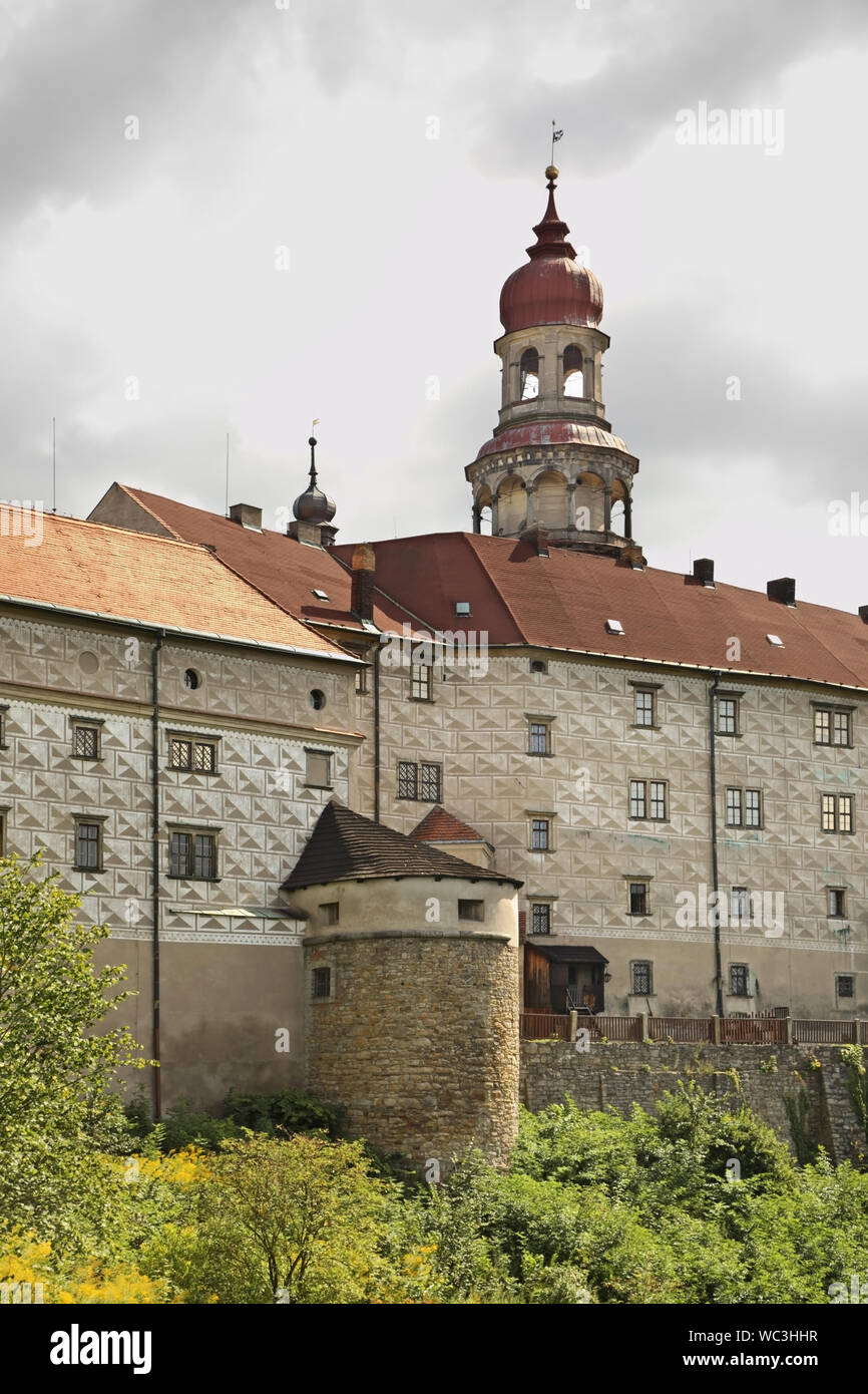Castle Nachod. Czech republic Stock Photo - Alamy