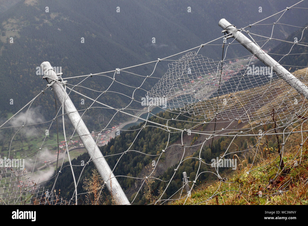 Structures used in avalanche control studies in Trabzon Uzungöl ridges ...