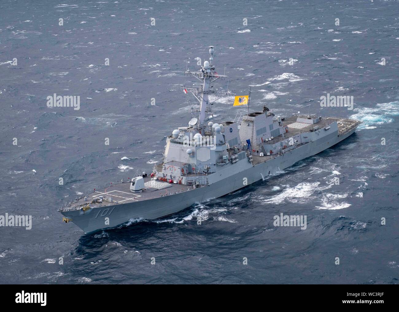 190825-N-UB406-1302 ATLANTIC OCEAN (Aug. 25, 2019) The guided-missile ...