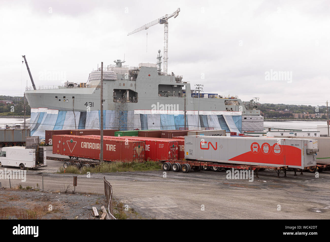 The Margaret Brooke (AOPV 431), a Harry DeWolf-class Arctic and ...