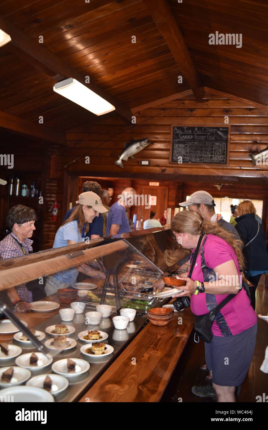 Brooks lodge buffet hi-res stock photography and images - Alamy