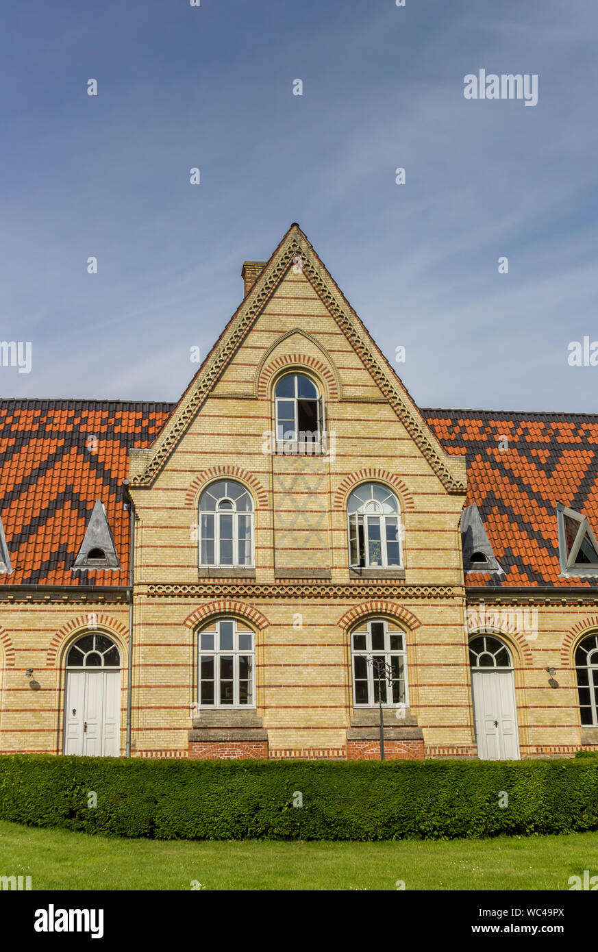 Historic town hall building in the center of Kappeln, Germany Stock ...