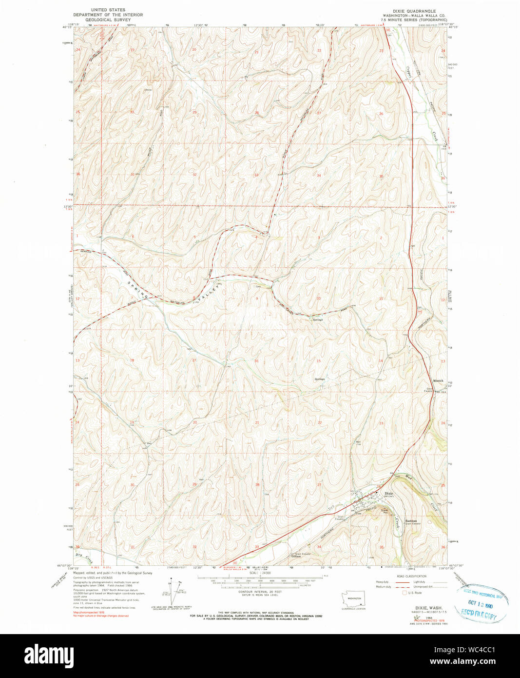 Dixie washington map hi-res stock photography and images - Alamy