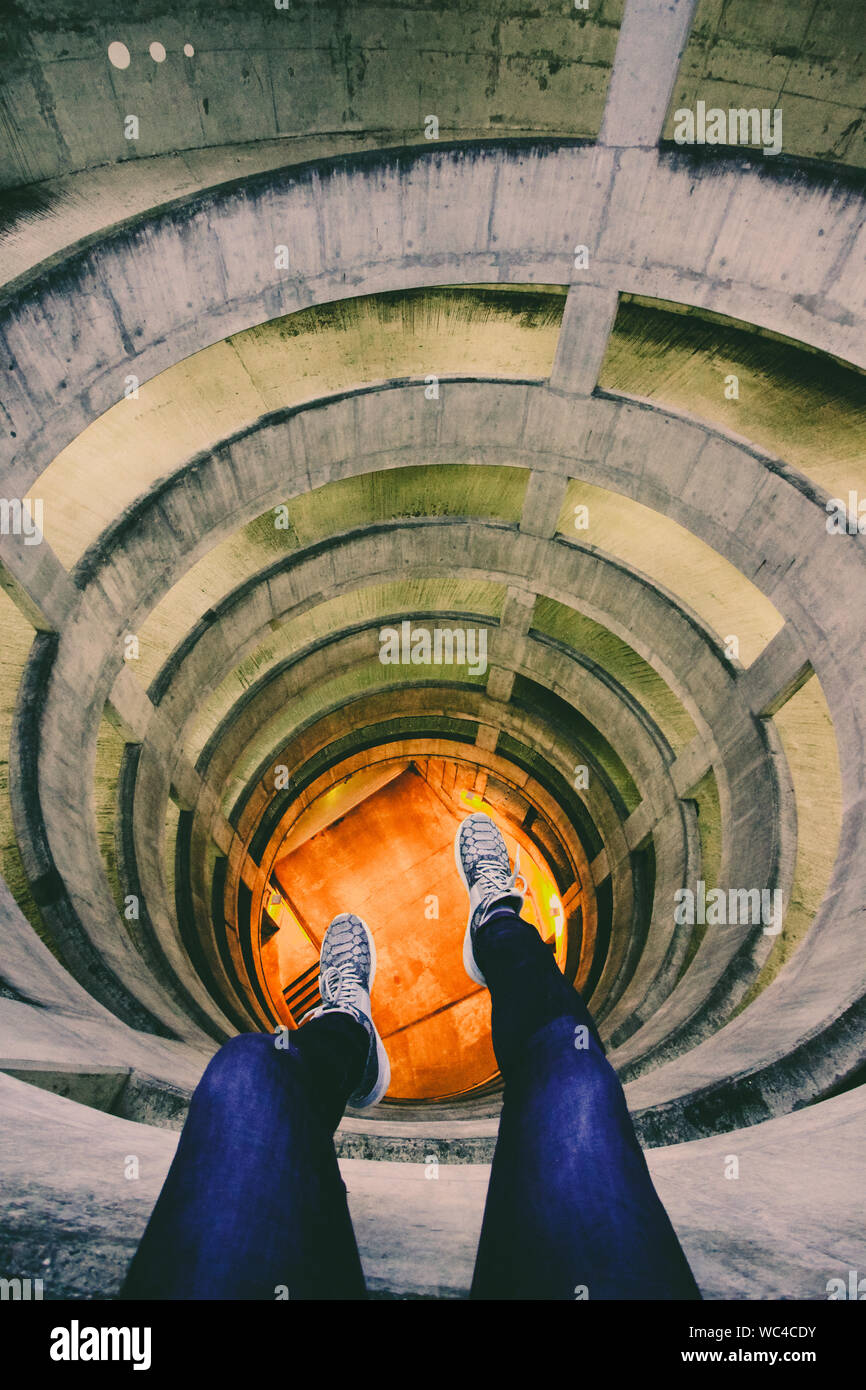 Person on top hi-res stock photography and images - Alamy