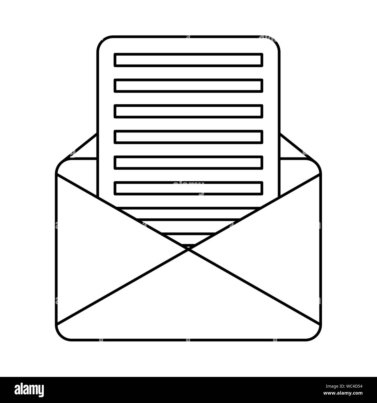 Envelope message vector design Stock Vector Image & Art - Alamy
